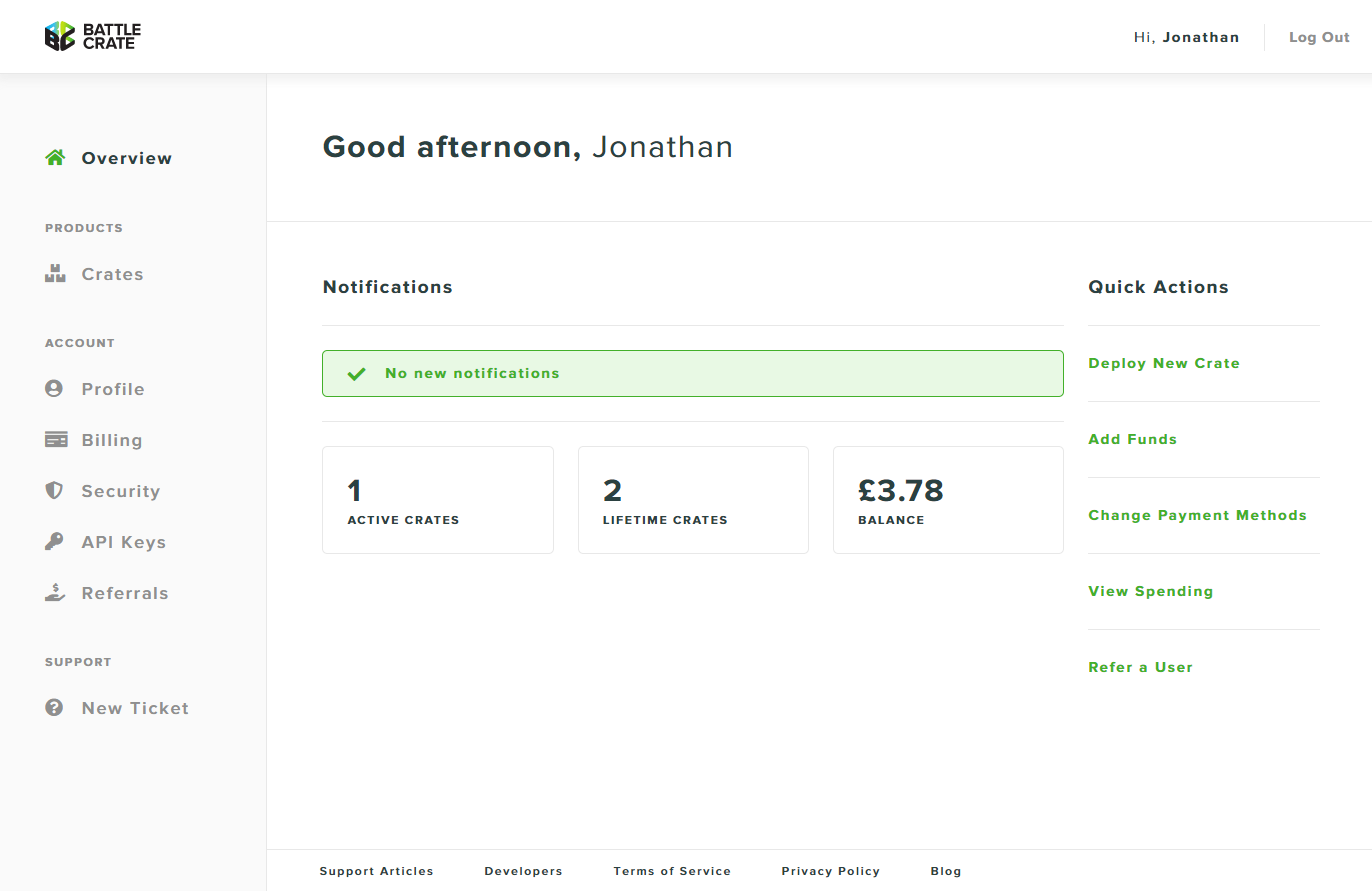 Create a Minecraft server in under 10 seconds!